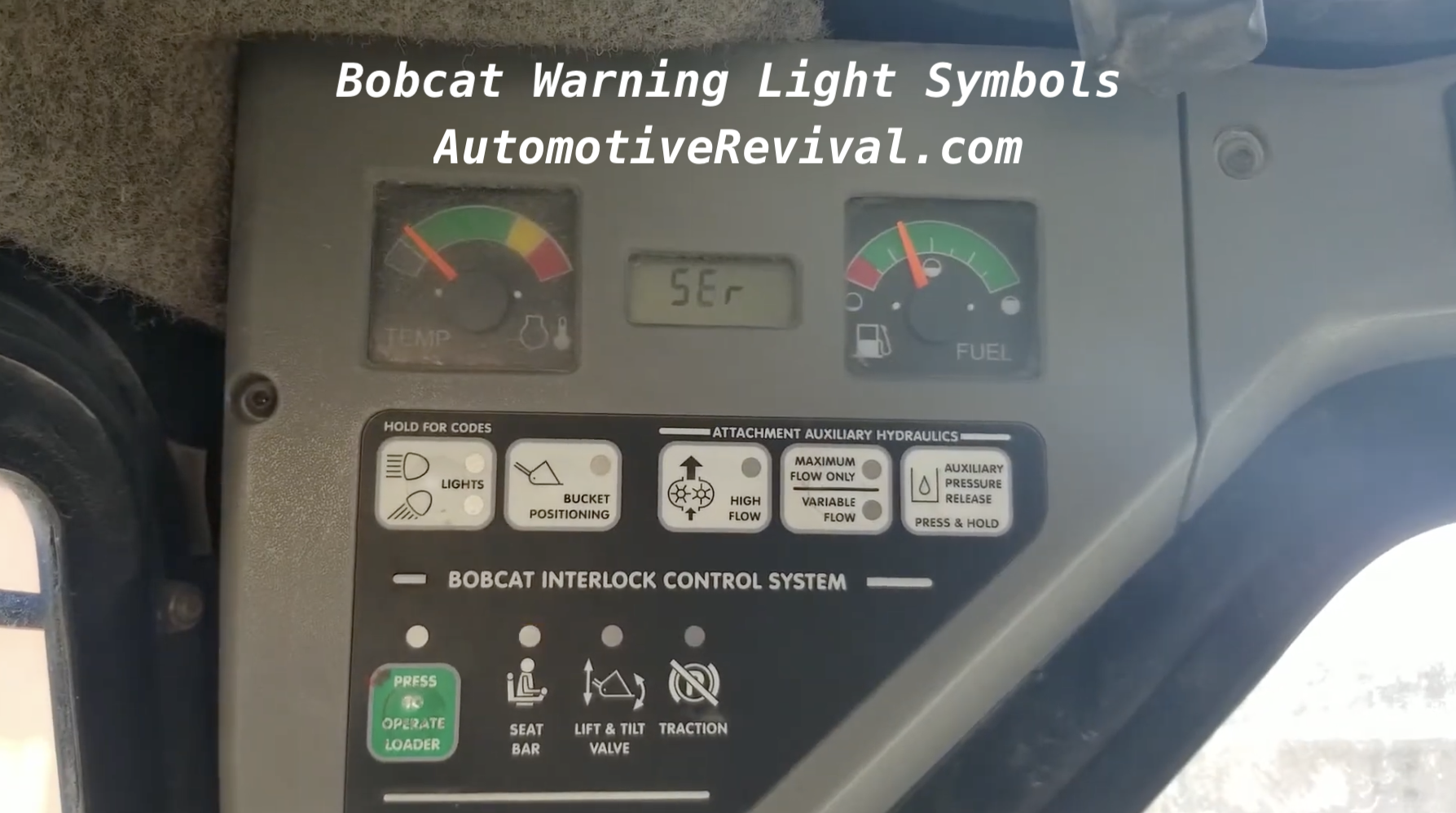 Bobcat Warning Light Symbols: Decoding Indicators & Troubleshooting Guide