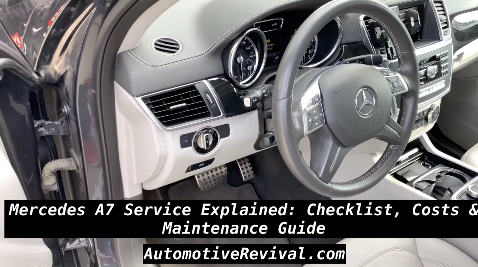 Mercedes A7 Service Explained: Checklist, Costs & Maintenance Guide