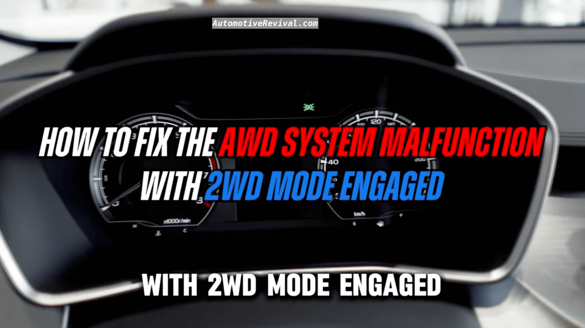 Toyota RAV4 AWD Malfunction: 2WD Mode Engaged Causes & Fixes